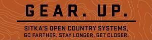 300X80 Sitka Banner | Elk101.com | Eat. Sleep. HUNT ELK!